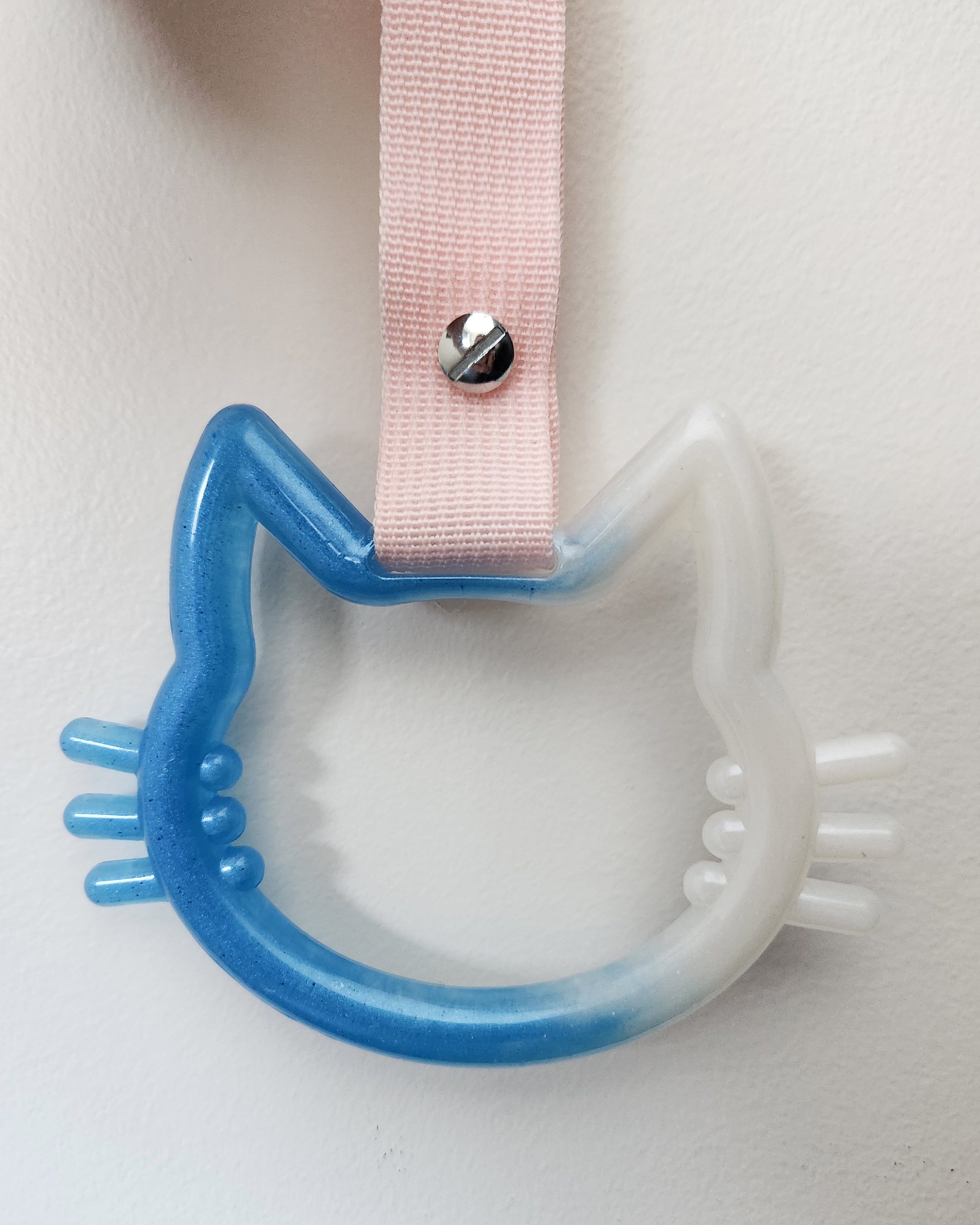 Half Blue, Half White Kitty Tsurikawa | JMcK Artwork