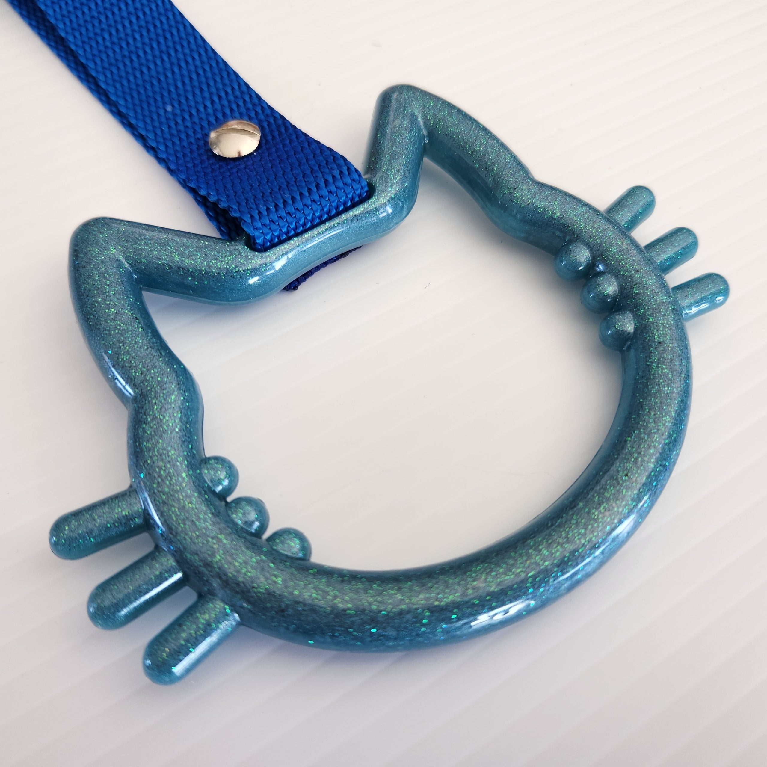 Blue Glitter Kitty Tsurikawa | JMcK Artwork