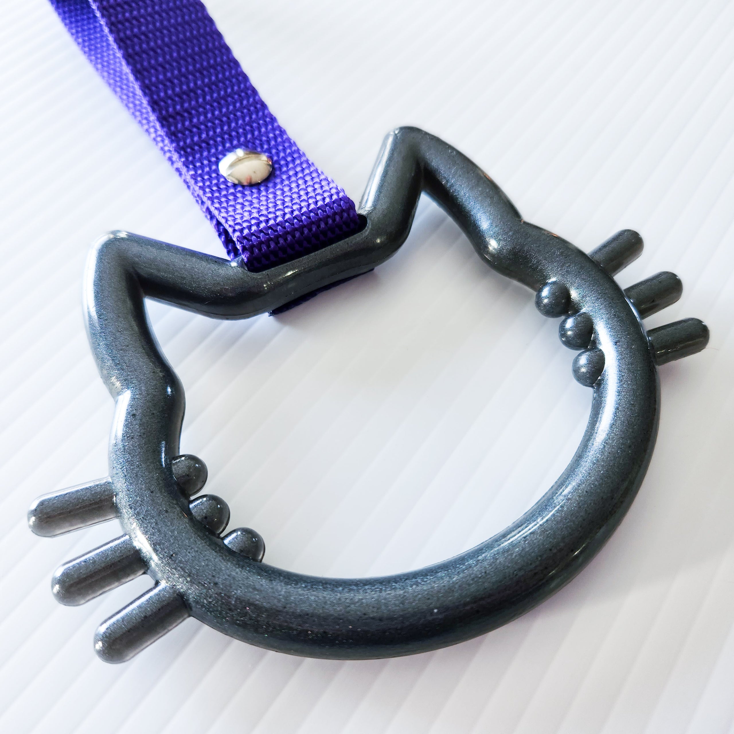 Grey Metallic Kitty Tsurikawa | JMcK Artwork