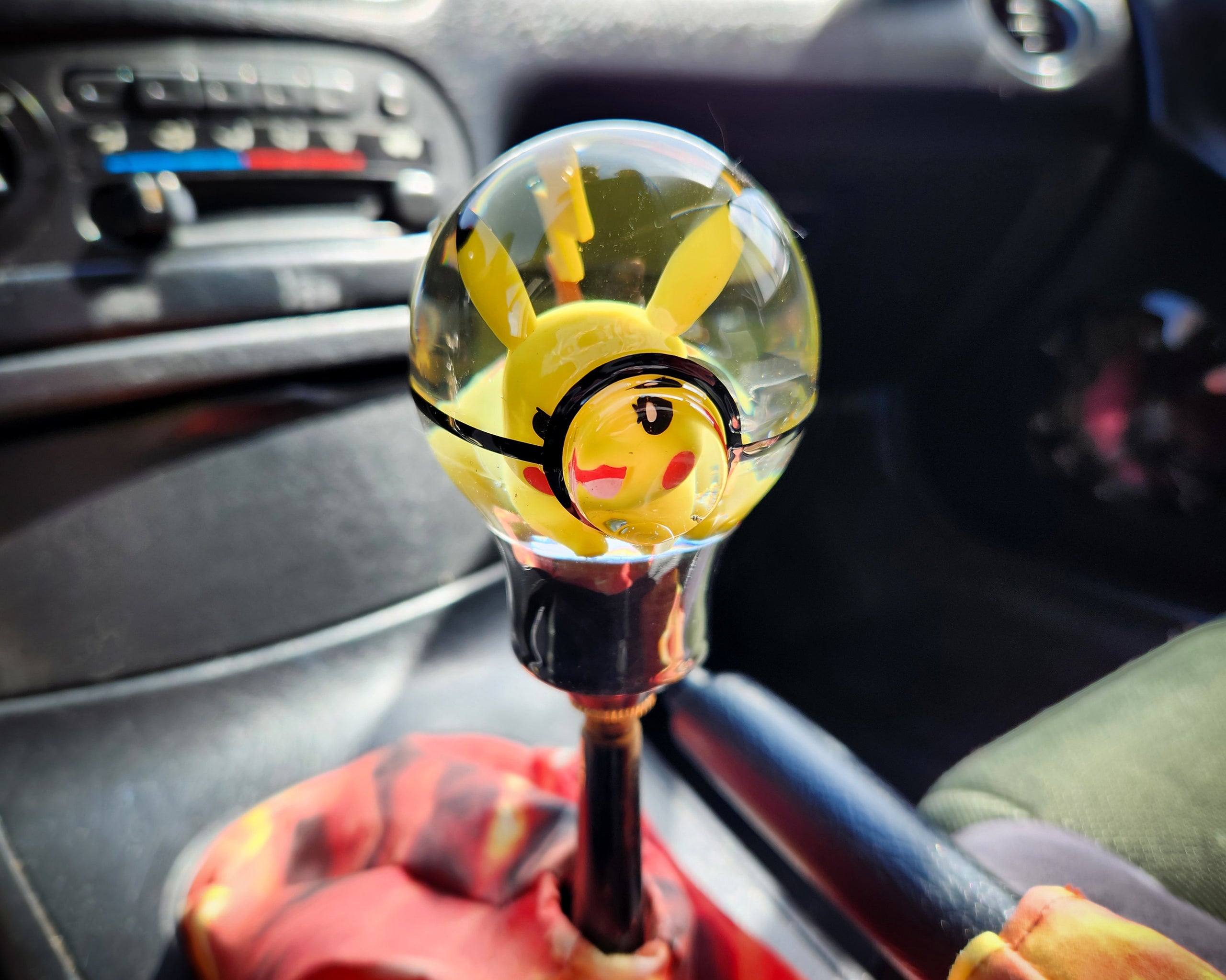 Pikachu Pokeball Shift Knob | JMcK Artwork