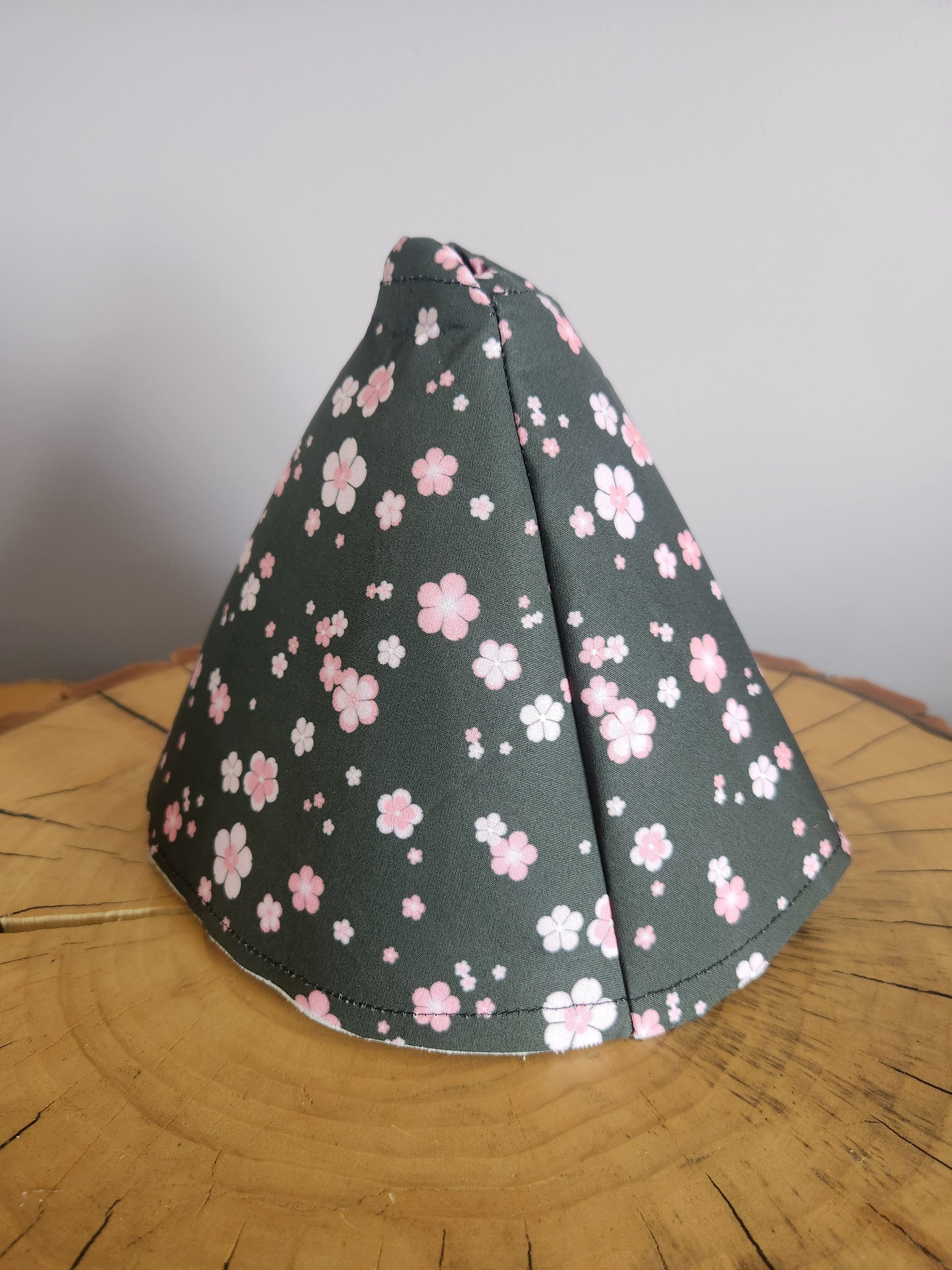 Black with Pink Cherry Blossom Shift Boot | JMcK Artwork